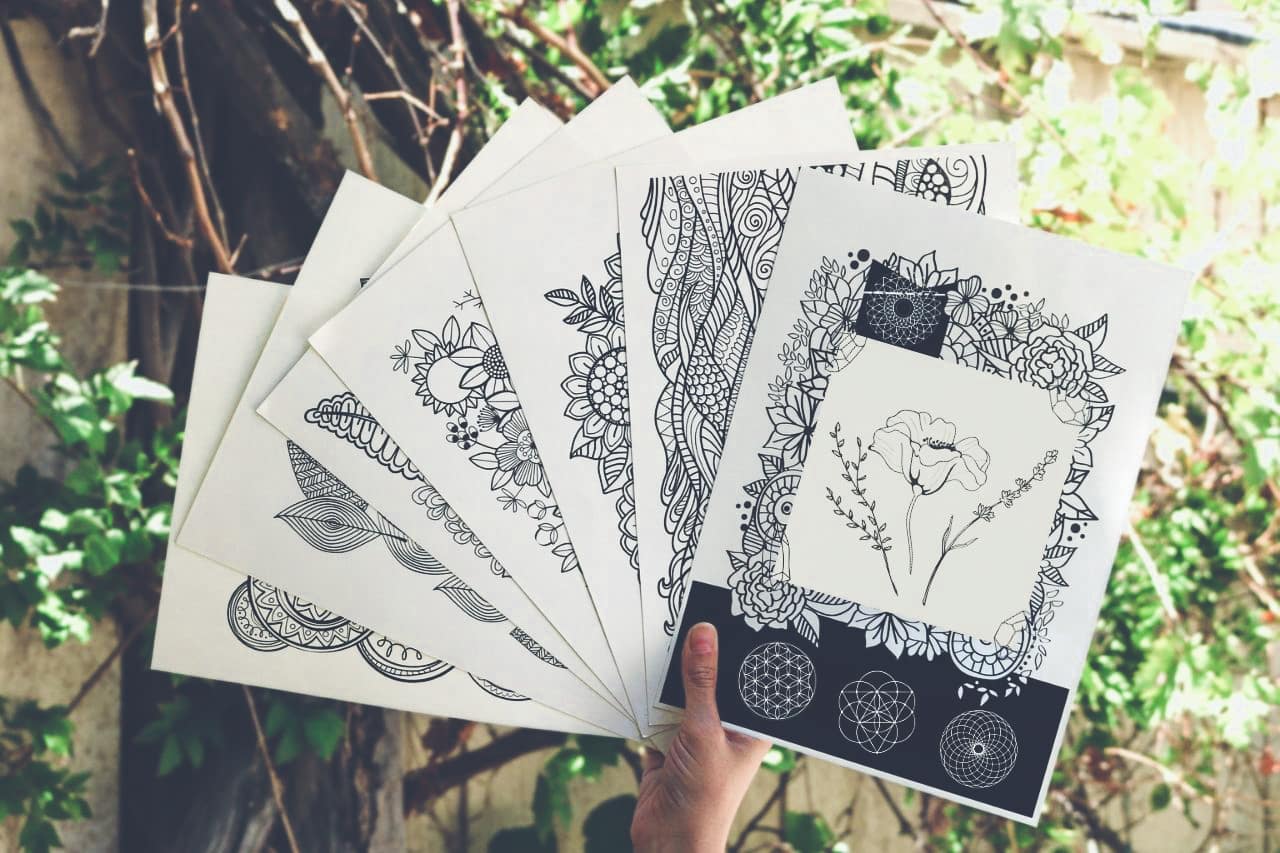 Art Meditation: 18 Free Coloring Pages For Adults ⋆ LonerWolf