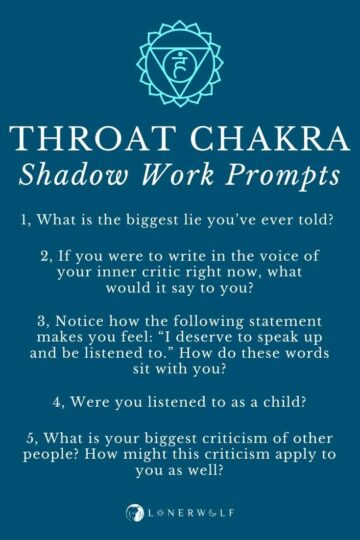 35 Shadow Work Prompts (For Each Chakra) ⋆ LonerWolf