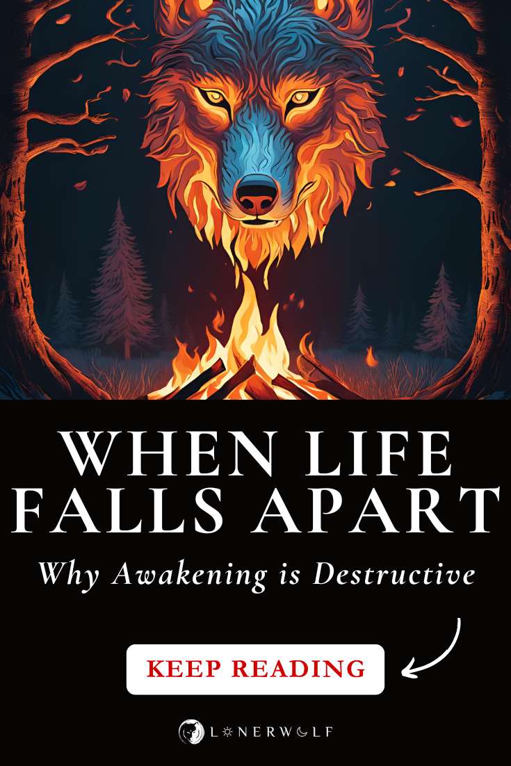 When Life Falls Apart: Why Awakening is Destructive ⋆ LonerWolf